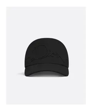 Dior Logo Baseball Cap - Black