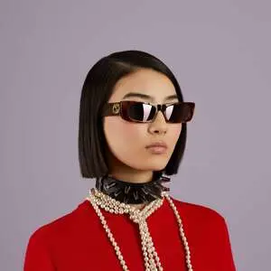 Gucci Rectangular Frame Sunglasses