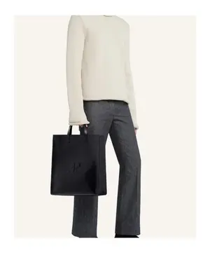 COURREGES Ac Tote Bag In Smooth Calf Leather
