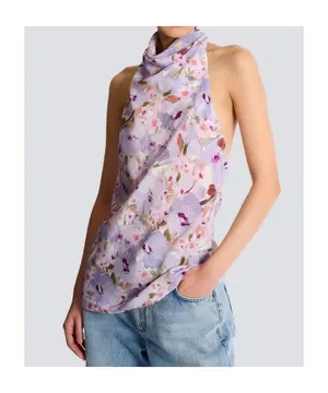 Balmain Floral Halterneck Top