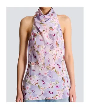 Balmain Floral Halterneck Top