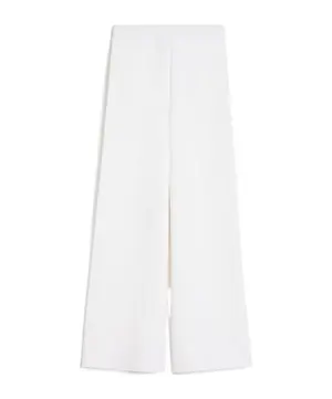 Max Mara Elastic Waist Straight Leg Trousers