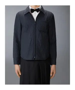 Thom Browne Quilted Diamond-pattern Jacket