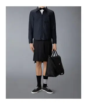 Thom Browne Quilted Diamond-pattern Jacket