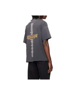 REPRESENT Golden Tour Printed Crewneck T-shirt - Grey