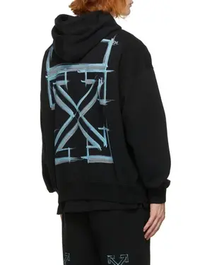 Off-White Marker Skate Arrows-logo Hoodie