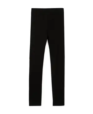 Moschino Embroidered-logo Detail Leggings - Black