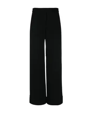 Acne Studios Turn-up Wide-leg Trousers