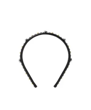 Versace Embellished Headband - Black
