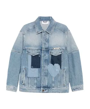 Moschino Patchwork Denim Jacket