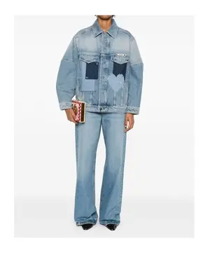 Moschino Patchwork Denim Jacket