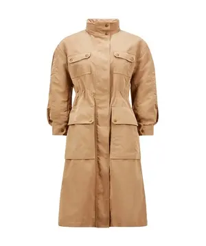 Moncler Nantes Hooded Parka - Light Brown