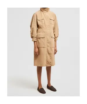 Moncler Nantes Hooded Parka - Light Brown