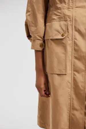 Moncler Nantes Hooded Parka - Light Brown