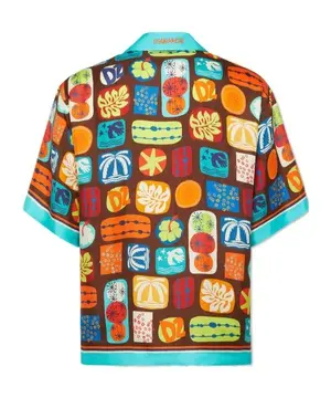 Dsquared2 Summer Lovers Drop Shoulder Bowling Shirt - Multi-color