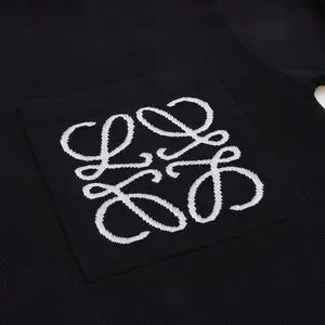 Loewe Anagram Intarsia Crewneck Jumper - Black/white