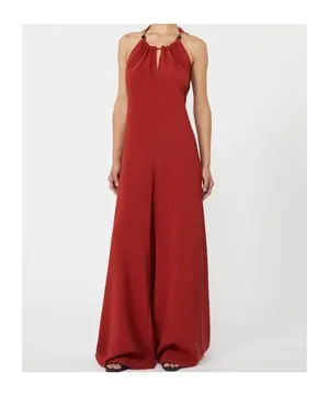 Max Mara Flowing Envers Satin Jumpsuit