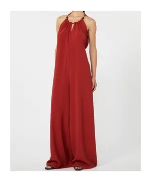 Max Mara Flowing Envers Satin Jumpsuit