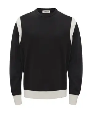 Alexander McQueen Two-tone Panelled Sweatshirt