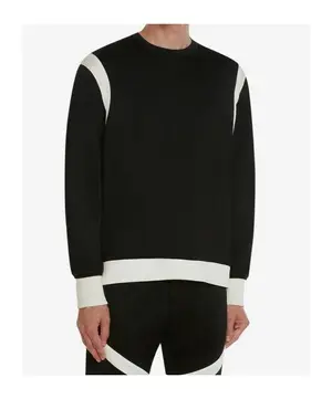 Alexander McQueen Two-tone Panelled Sweatshirt