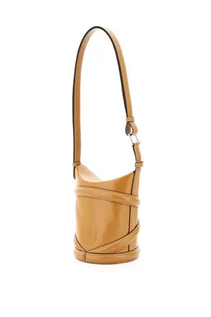 Alexander McQueen The Curve Bucket Bag - Brown