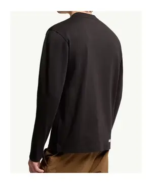 Moncler Logo Long Sleeve Cotton T-shirt