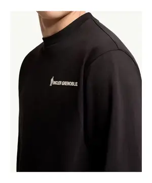Moncler Logo Long Sleeve Cotton T-shirt