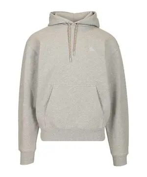Burberry Checked Sleeve Drawstring Hoodie