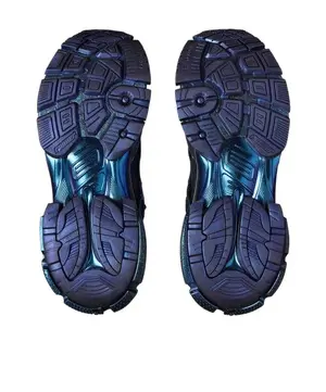Balenciaga Runner Iridescent Lace-up Sneakers - Blue
