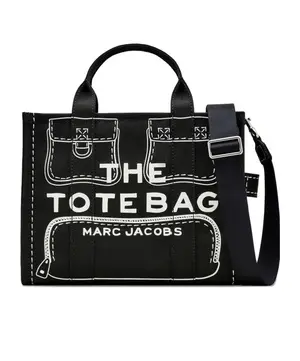 Marc Jacobs Trompe L'oeil Medium Tote Bag - Black