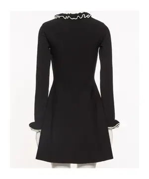Valentino Garavani Long Sleeve Knitted Dress