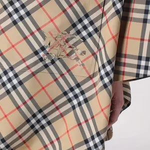 Burberry Checked Hooded Cape