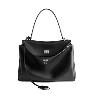 Balenciaga Rodeo Medium Tote Bag - Black