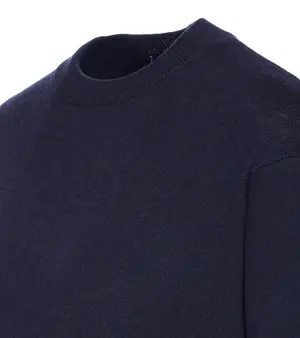 Max Mara Crewneck Jumper With Ribbed Cuffs And Hem