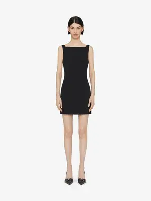Givenchy Sleeveless Square Neck Mini Dress