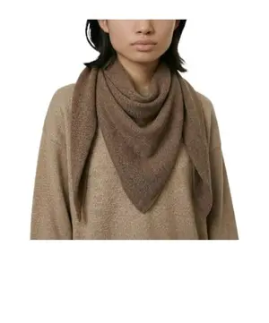 THE ROW Leomine Cashmere Scarf - Brown