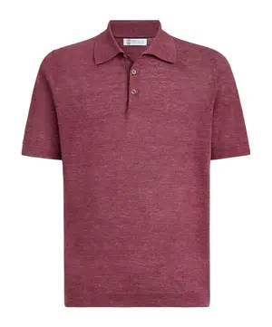 Brunello Cucinelli Short-sleeved Buttoned Polo Shirt