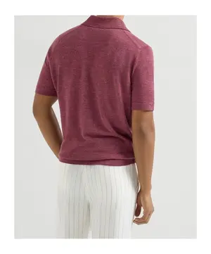 Brunello Cucinelli Short-sleeved Buttoned Polo Shirt