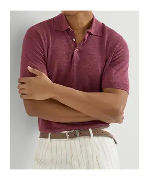 Brunello Cucinelli Short-sleeved Buttoned Polo Shirt