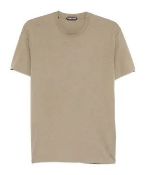 TOM FORD Short Sleeved Crewneck T-shirt - Nude