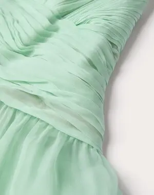 Valentino Garavani Sleeveless V-neck Evening Dress