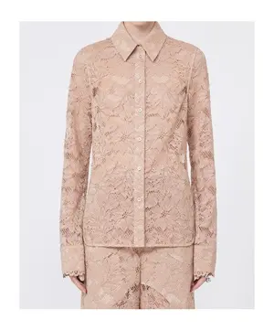 Sportmax Dentice Lace Shirt - Nudo