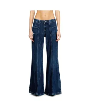 DIESEL® D-aki Flared Jeans - Medium Blue