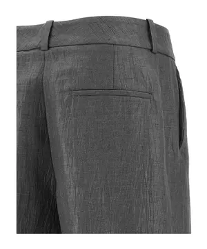 Peserico Punto Luce Wide-leg Trousers - Grey