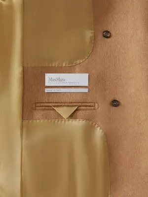 Max Mara Pesche Double-breasted Long-sleeved Blazer