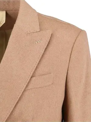 Max Mara Pesche Double-breasted Long-sleeved Blazer