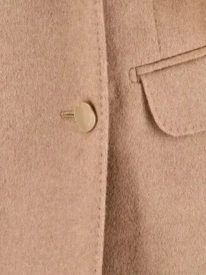 Max Mara Pesche Double-breasted Long-sleeved Blazer