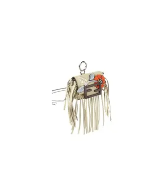 Fendi Multicolor Cuoio Romano Leather Charm