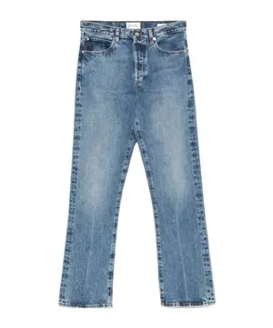 FRAME High Rise Straight Leg Jeans