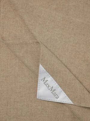Max Mara Serra Logo Patch Cape